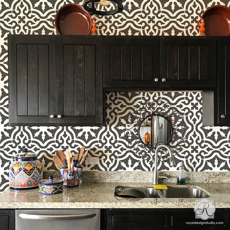 Toledo Tile Stencil – Press Esc